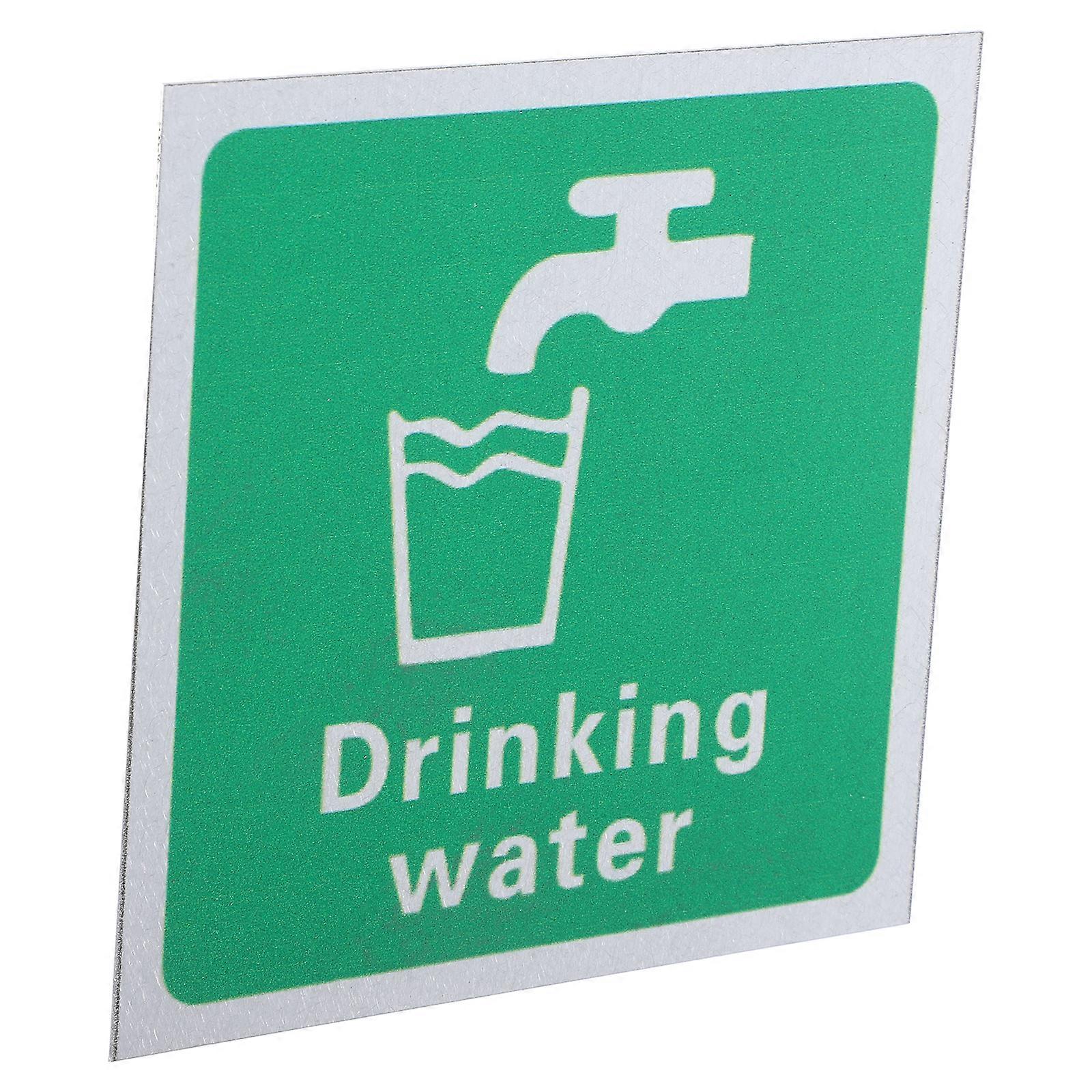 Drinking Water Sign Drinking Water Tap Sink Sign Adhesive Drinking ...