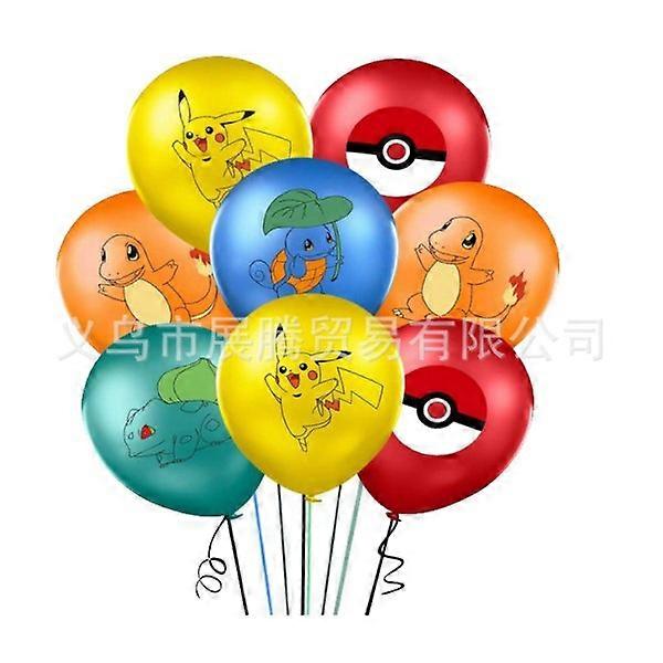 Pikachu theme birthday party decoration pull flag row banner | Fruugo UK