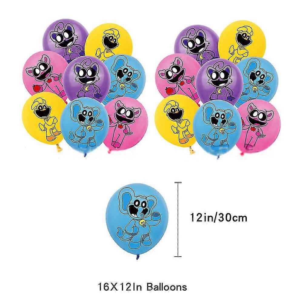 Smiling Critters Party Supplies Horror Game Theme Balloons Banner Cake ...