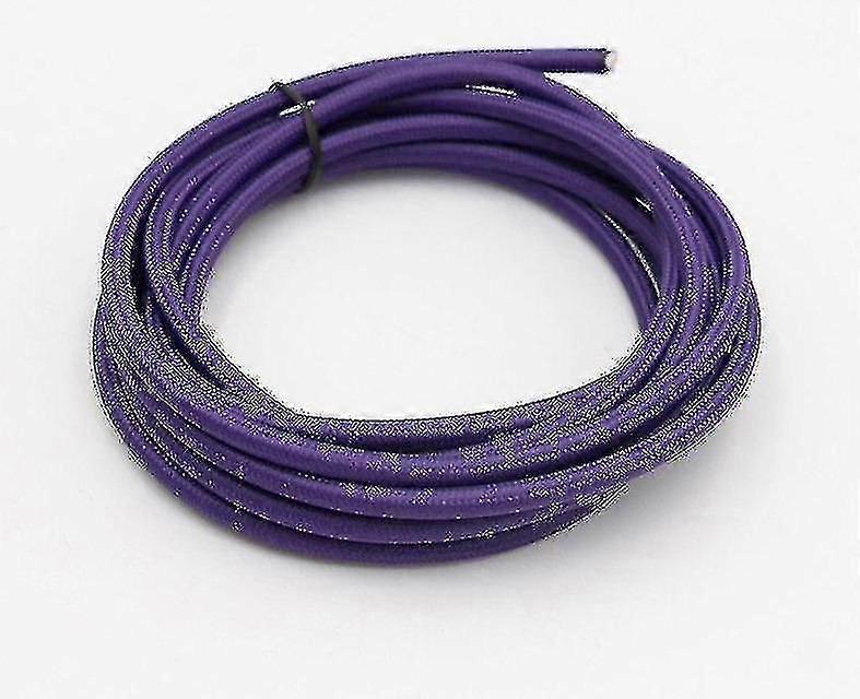 Core Round Textile Electrical Wire Fabric Cable - Flexible Vintage Lamp ...