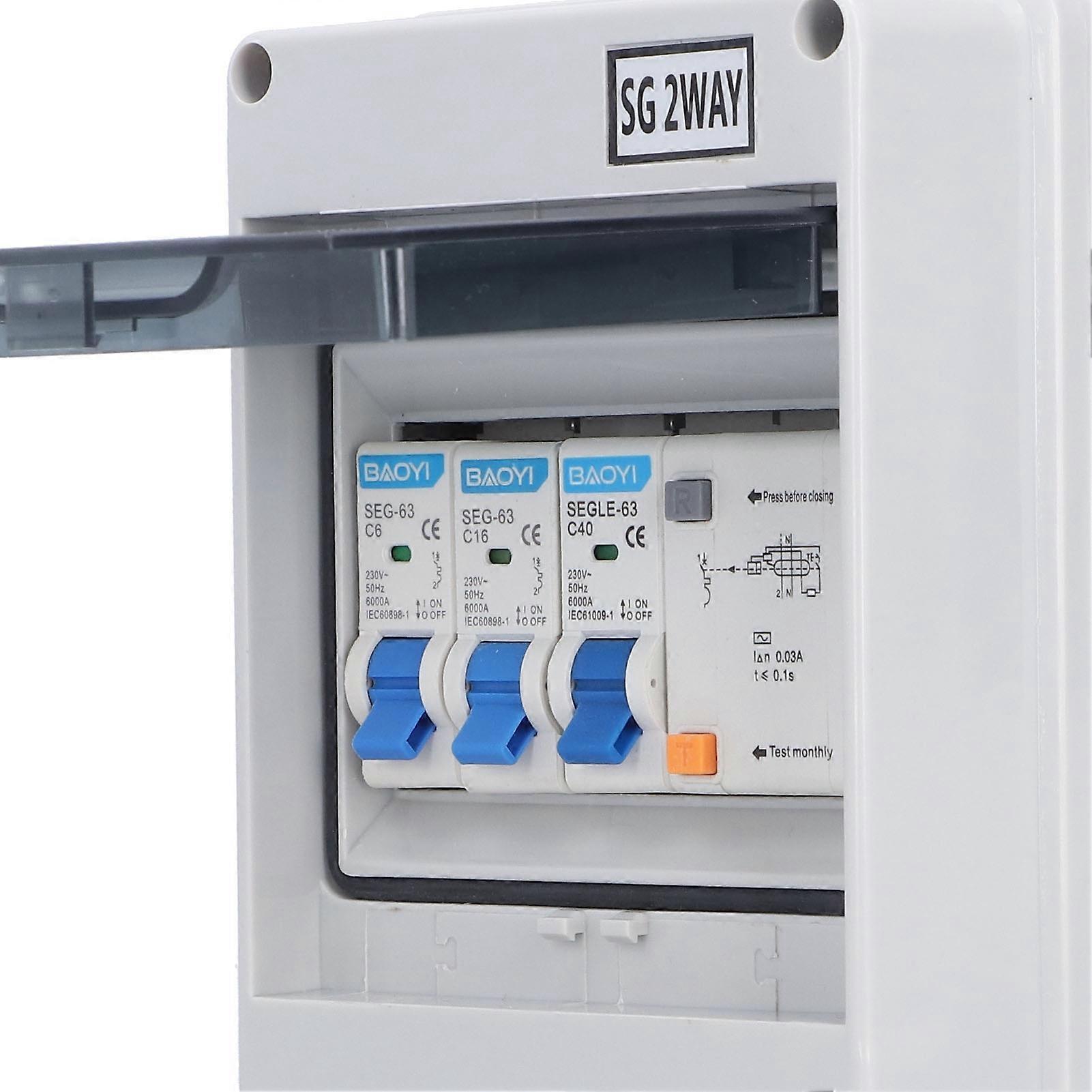 Consumer Unit Residual Current Device Protection Circuit Breaker MCB ...