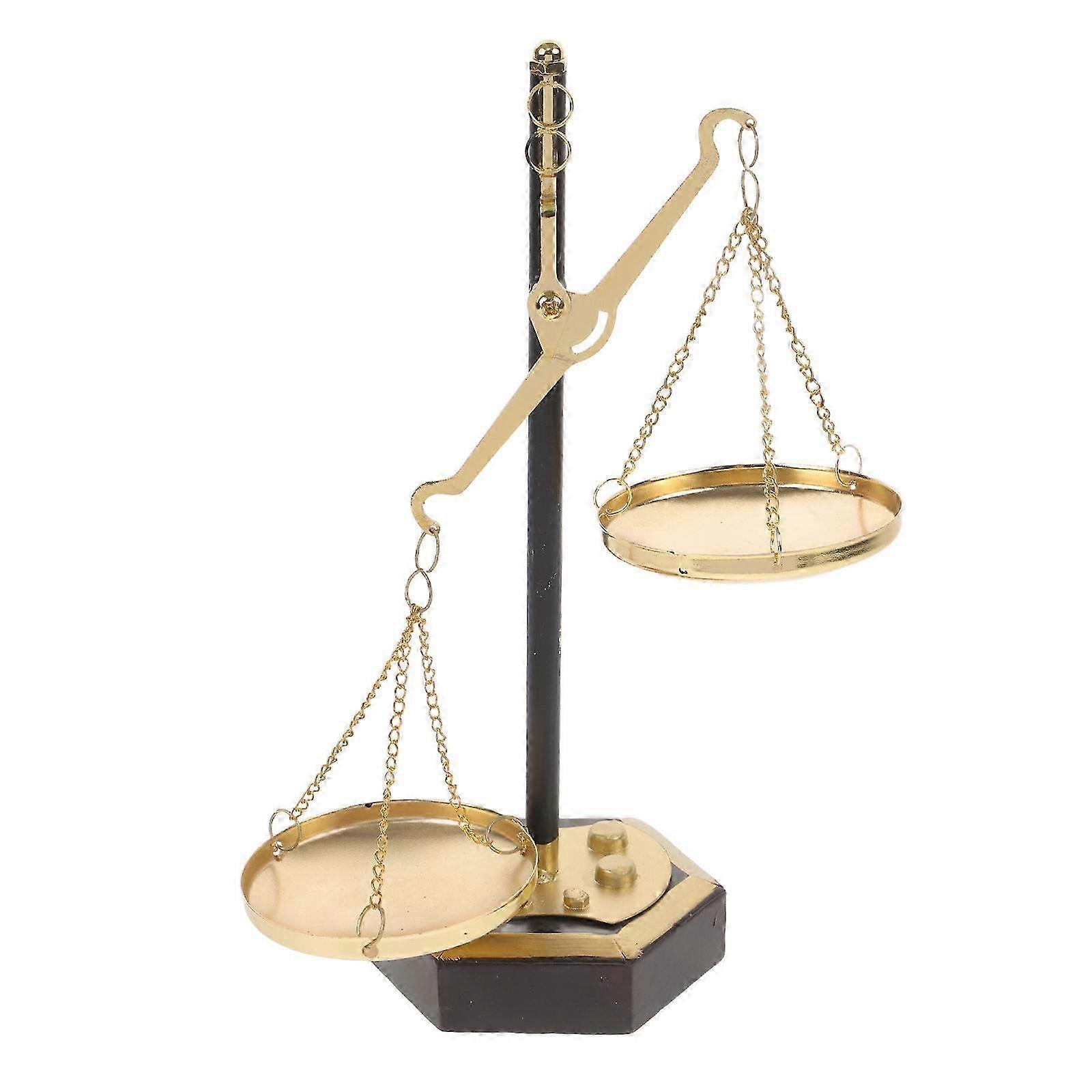 Metal Balance Scale Table Decoration Table Libra Scale Decor Metal ...