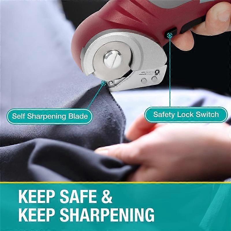 Electric Scissors Rechargeable Cordless Electric Cutter Shear For ...