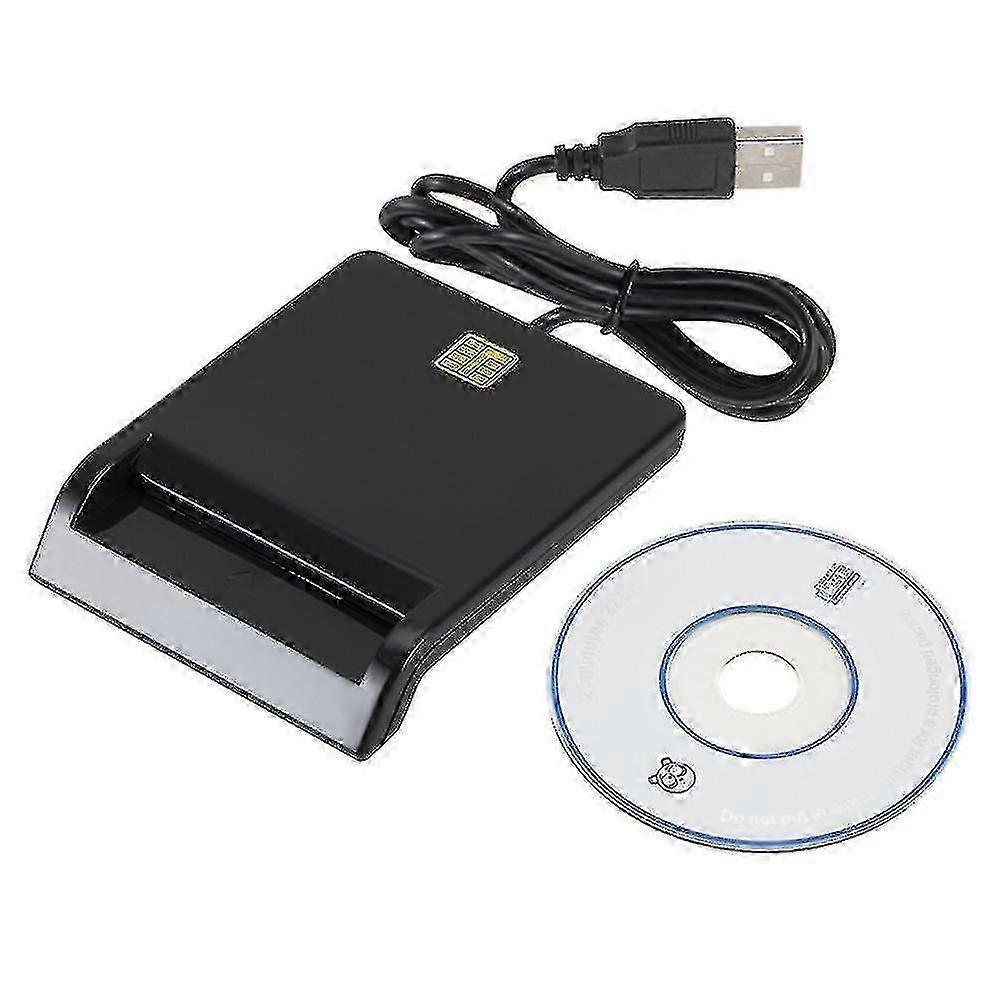 Smart Card Reader Dod Military Usb Common Access Cac/sim/id/ic Bank ...
