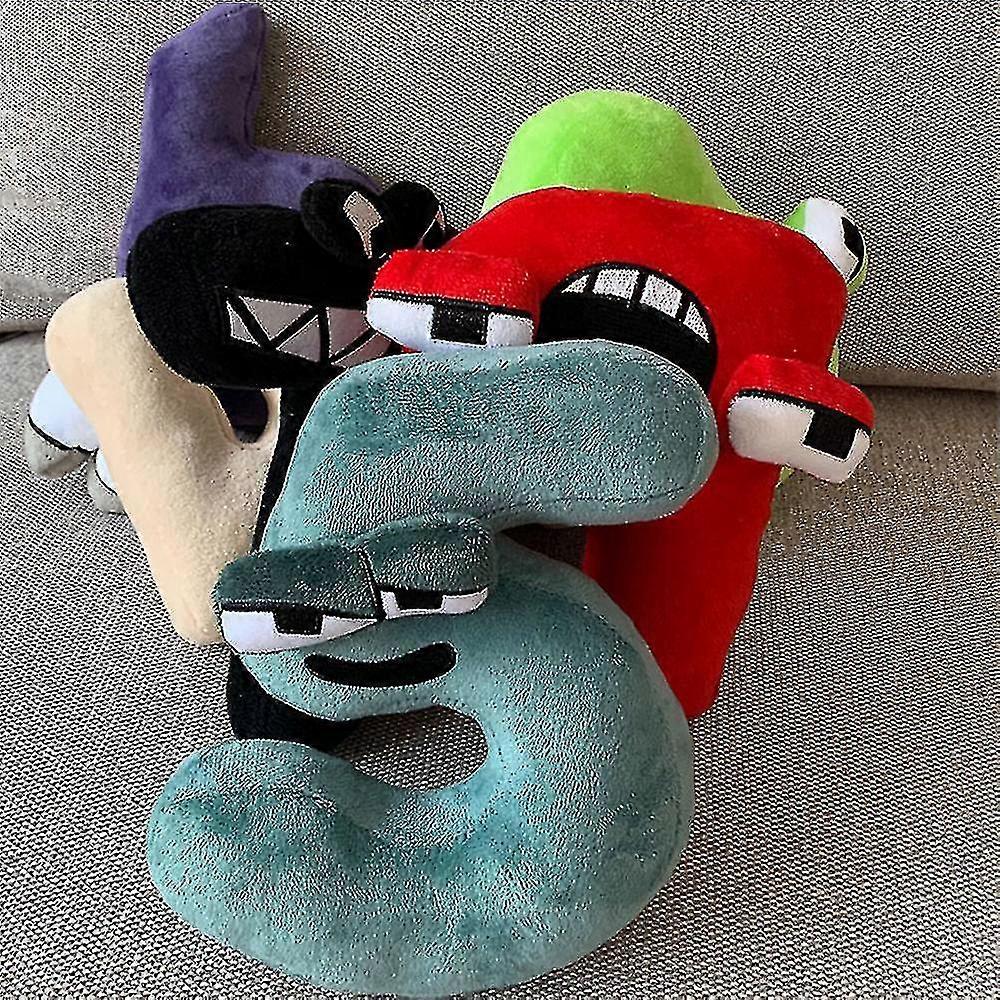 Alphabet Lore Number Plush Doll Stuffed Dolls Toy Kid Education Toys-c ...