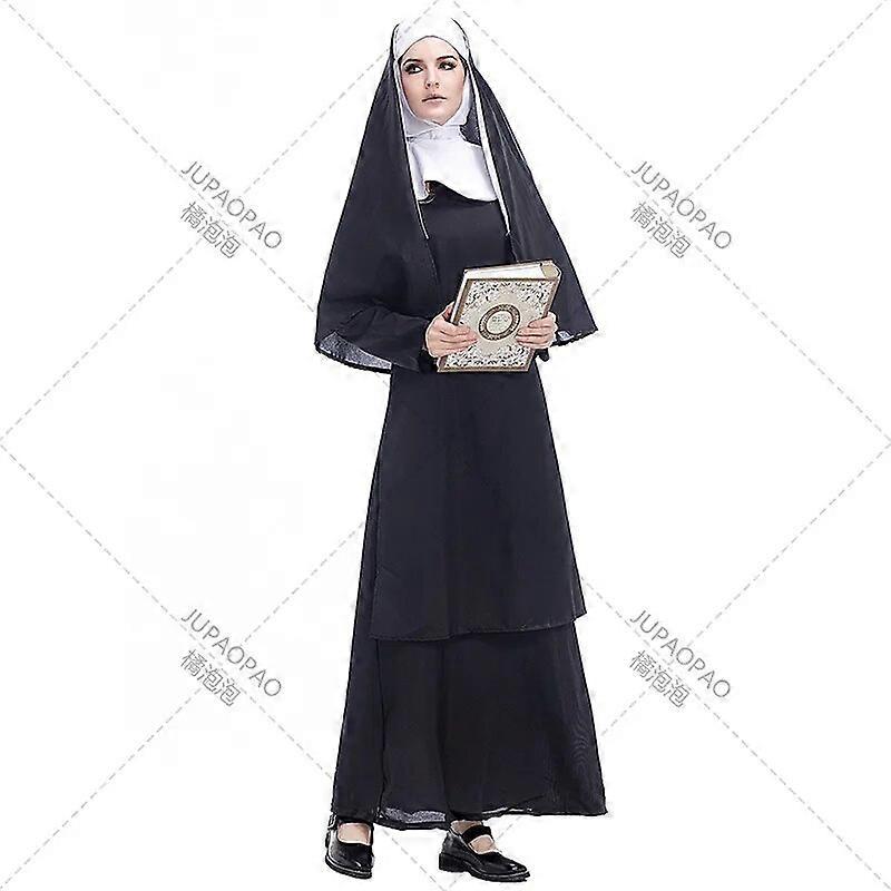 Nun Sister Habit Costume Halloween Women's Christian Missionary ...