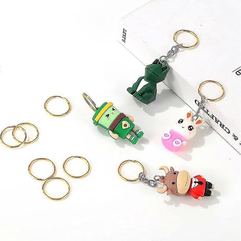 200pcs Key Rings, Split Bulk Keyrings For Keychain And Crafts (25mm ...