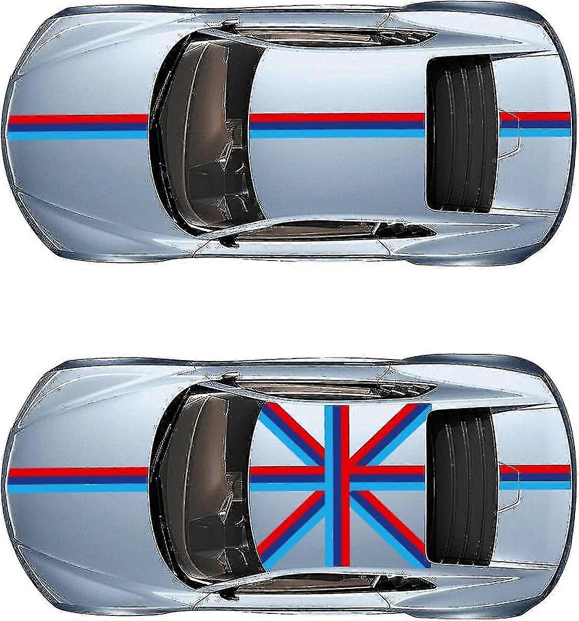 118x6 Bmw M-colored Vinyl Stripe Car Hood Decal Sticker For Grille ...