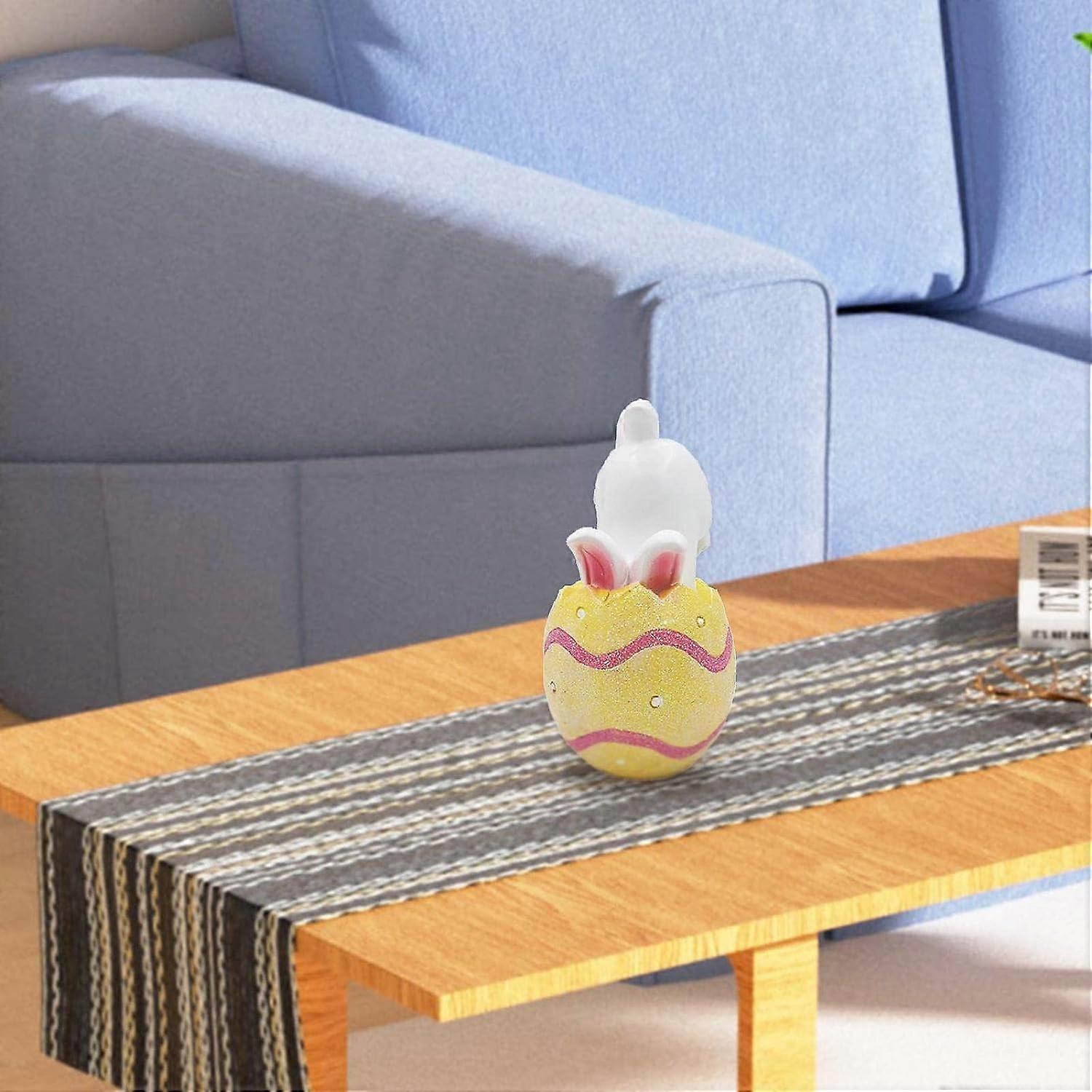 Garden Statue Outdoor Decor, Resin Spring Garden Statues Rabbit, Resin ...