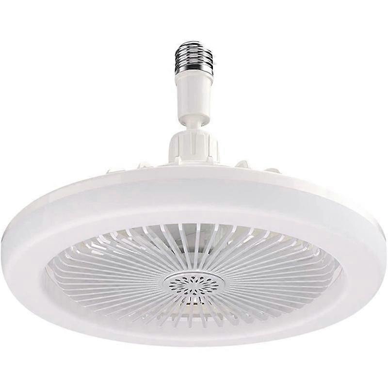 E27 Ceiling Fan with Lights,Enclosed Low Fan Light,Hidden Electric Fan ...