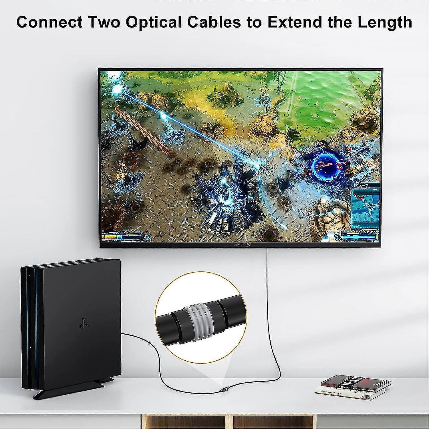 2x Toslink Adapters (toslink Female Connector To Female Connector ...