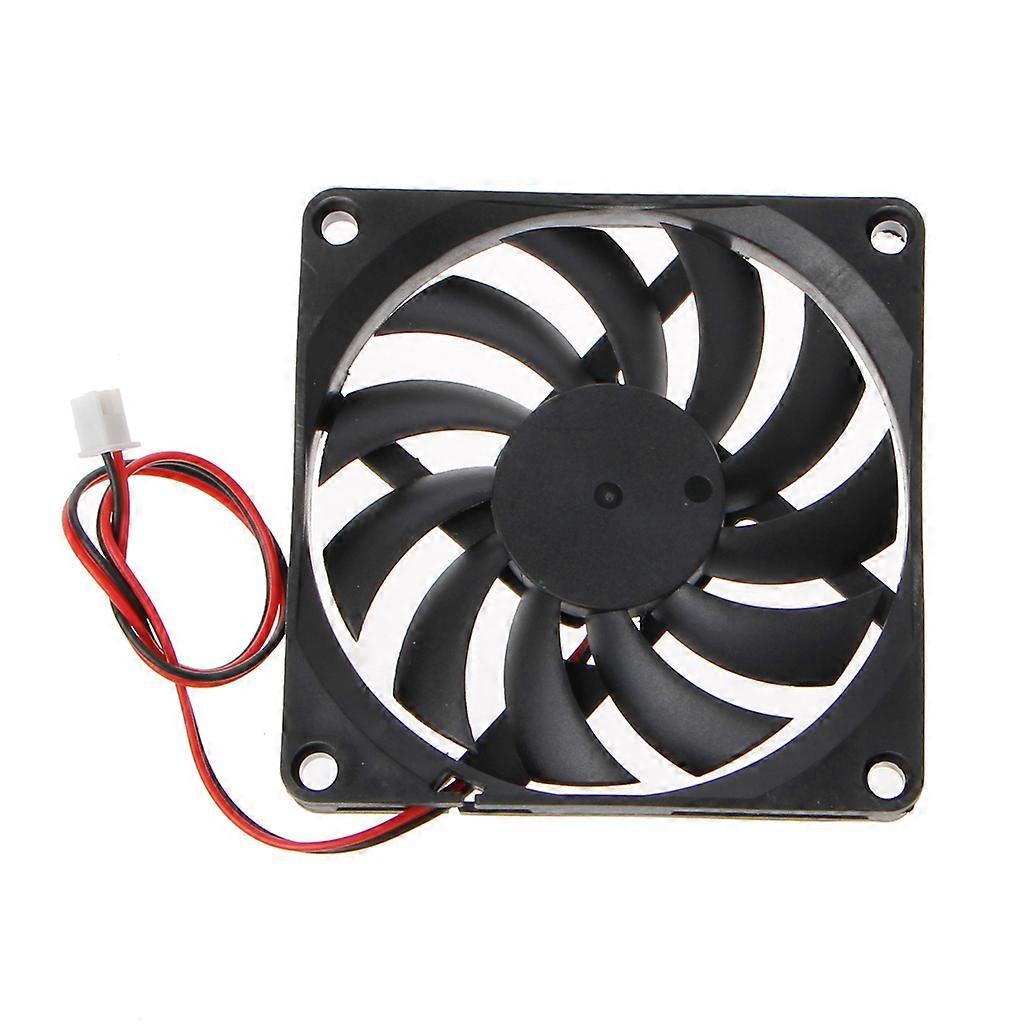 80mm Silent Cooling Fan 24V 2Pin 8010 DC Brushless Quiet compatible-for PC Computer Case | Fruugo UK