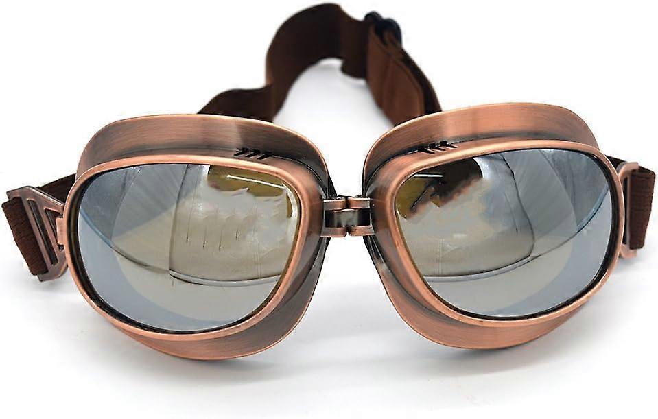 Motorcycle Goggles Vintage Pilot Goggles Retro Motocross Goggle Outdoor ...