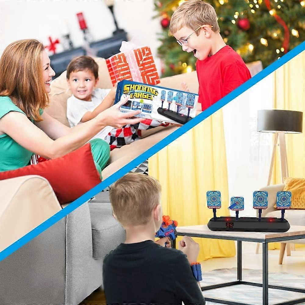 Electronic Digital Target Auto Reset Electric Shooting Scoring Target With Light And Sound Effect