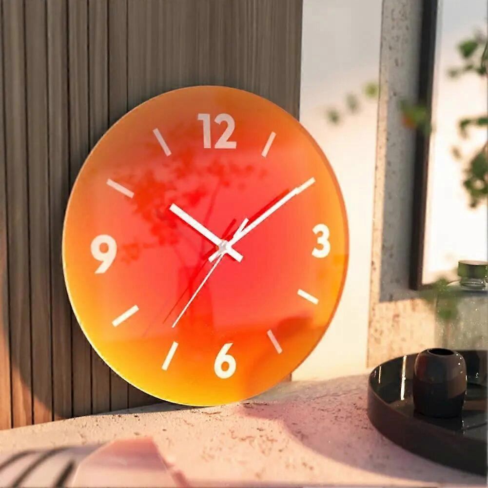 Minimalist Wall Clock Battery Operated Wall Clock Modern Simple 12 ...