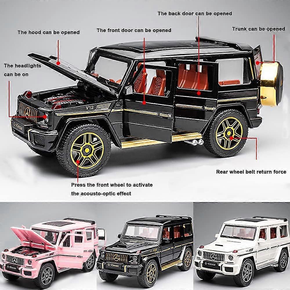 1/24 Benz G63 Amg Model Car, Zinc Alloy Pull Back Toy Car | Fruugo UK
