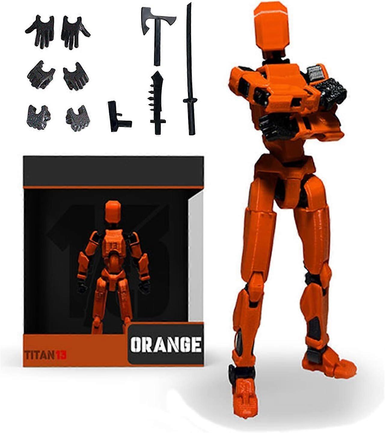 Titan 13 Action Figure, T13 Robot Action Figure 3D Printed Multi ...