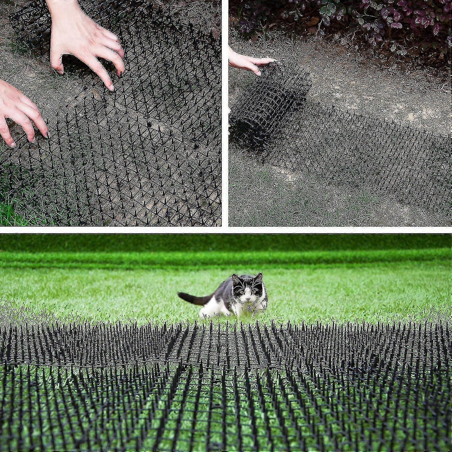 Anti-cat Mat With Thorn Grid Garden Anti Dogs, Cats Pets Plastic Anti ...
