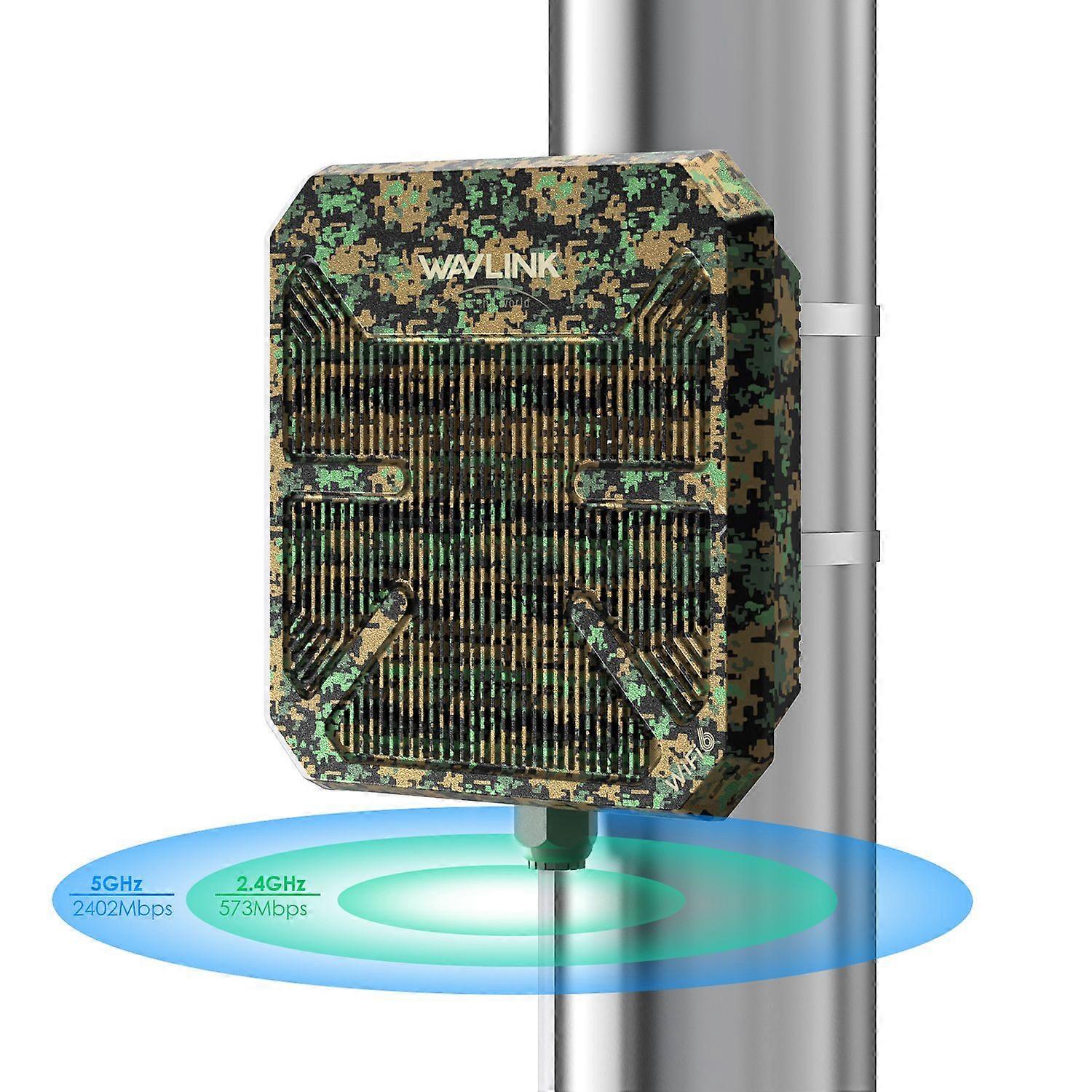 WAVLINK WN573HP3 Outdoor WiFi 6 Extender AX3000 Dual Band Repeater ...