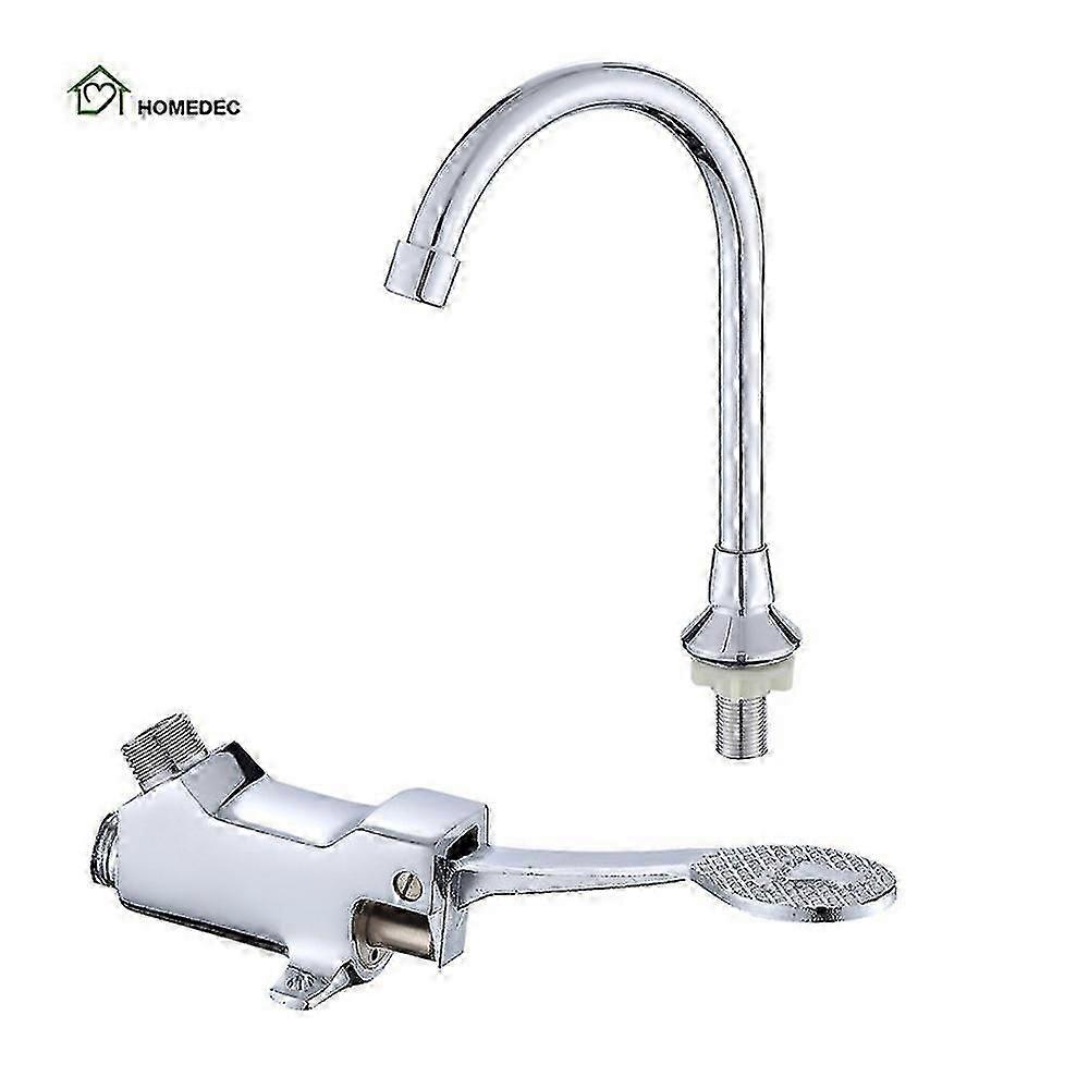 Hospital Hands Free Control Water Tap Brass Taps Pedal Valve Foot ...