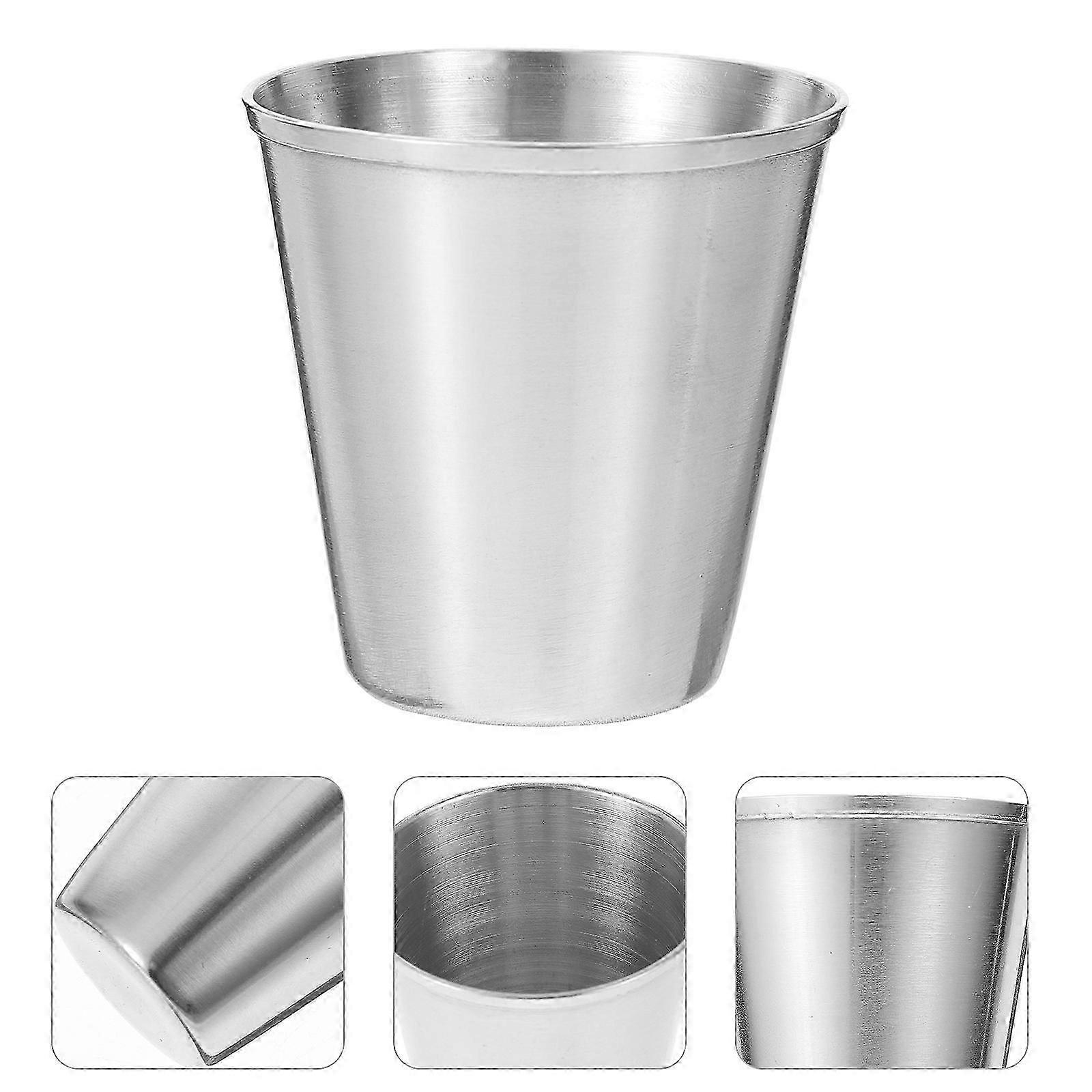 12pcs Stainless Steel Shot Cups Portable Drinking Tumbler Spirits Cup ...