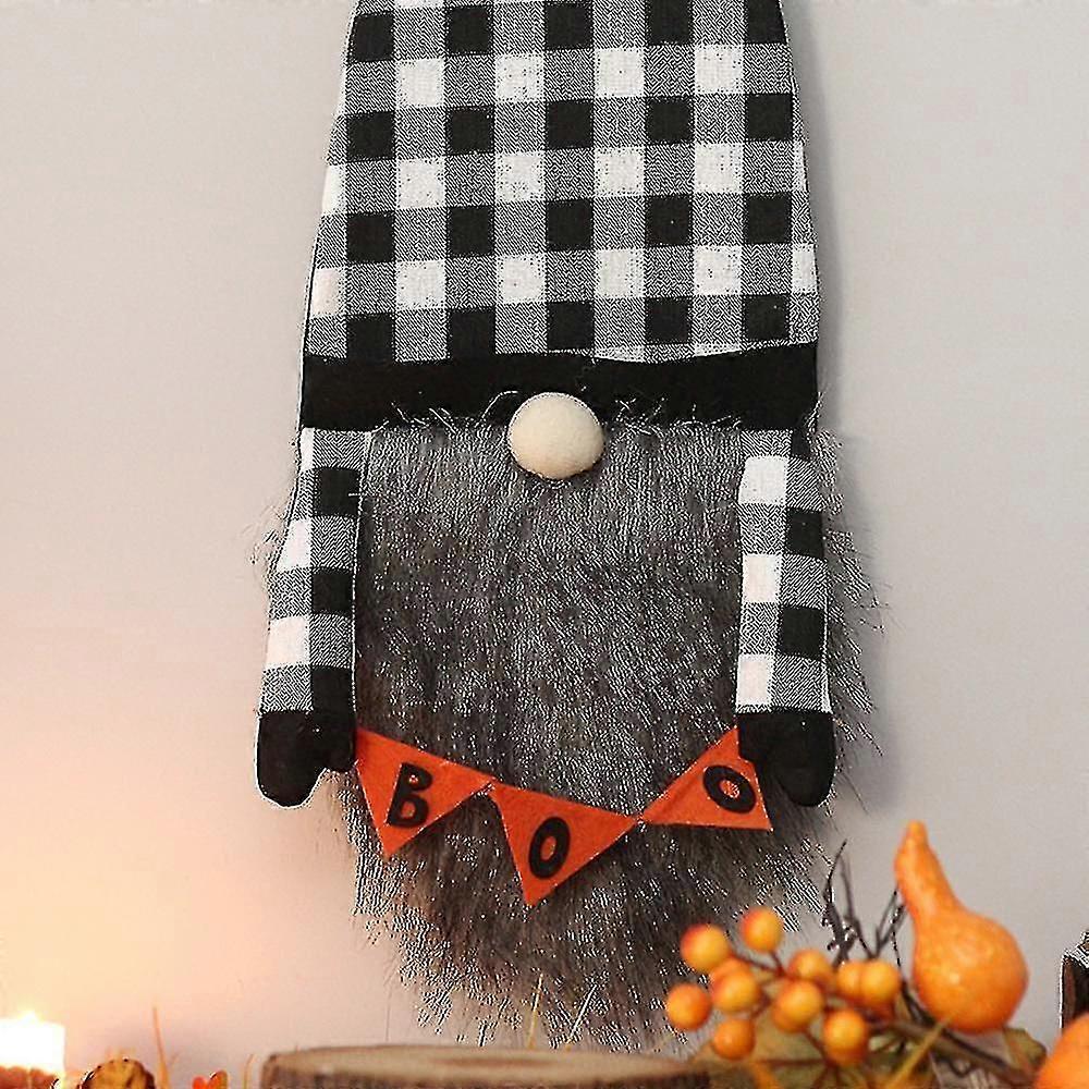 Halloween Decoration -halloween Faceless Gnomes With Boo Sign ...