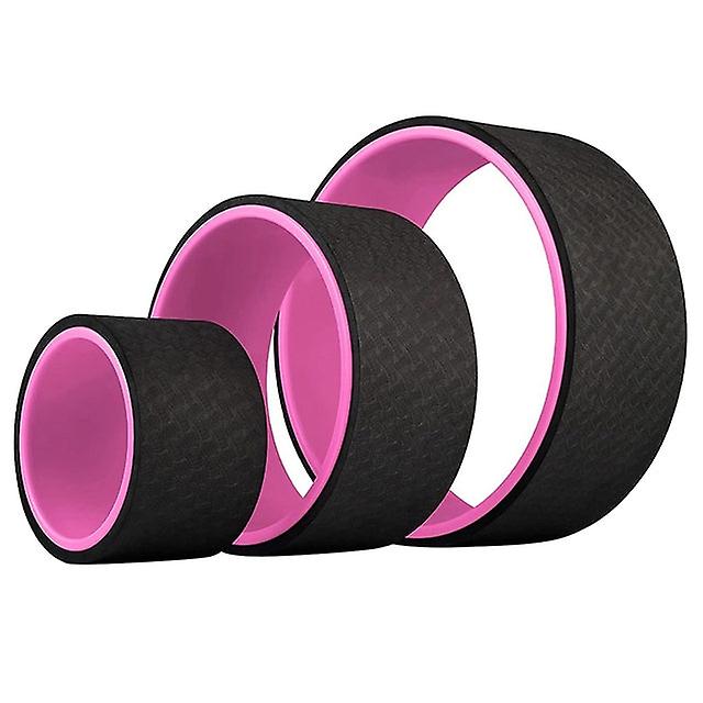 Yoga wheel set 3 pack,back roller for muscle relaxation & stretches ...