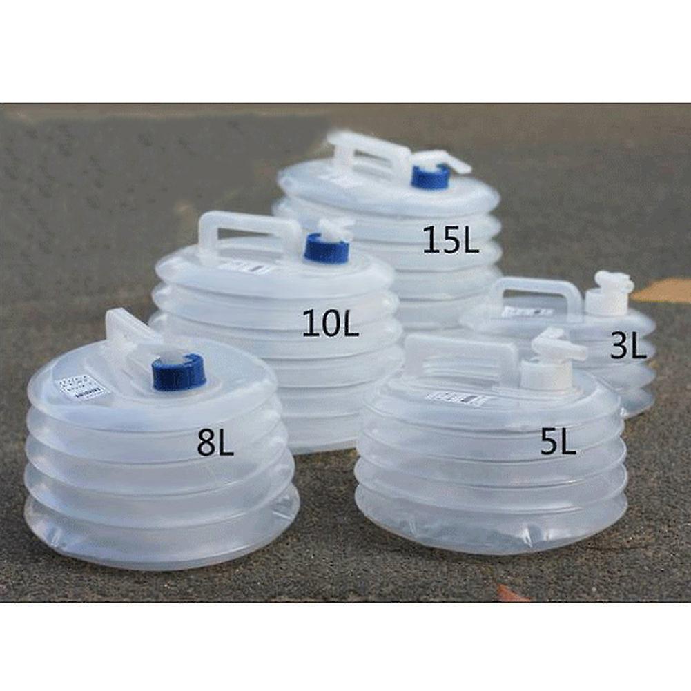 Outdoor Collapsible Water Container Folding Bucket Storage PE Food Grade Camping Water Bag ...