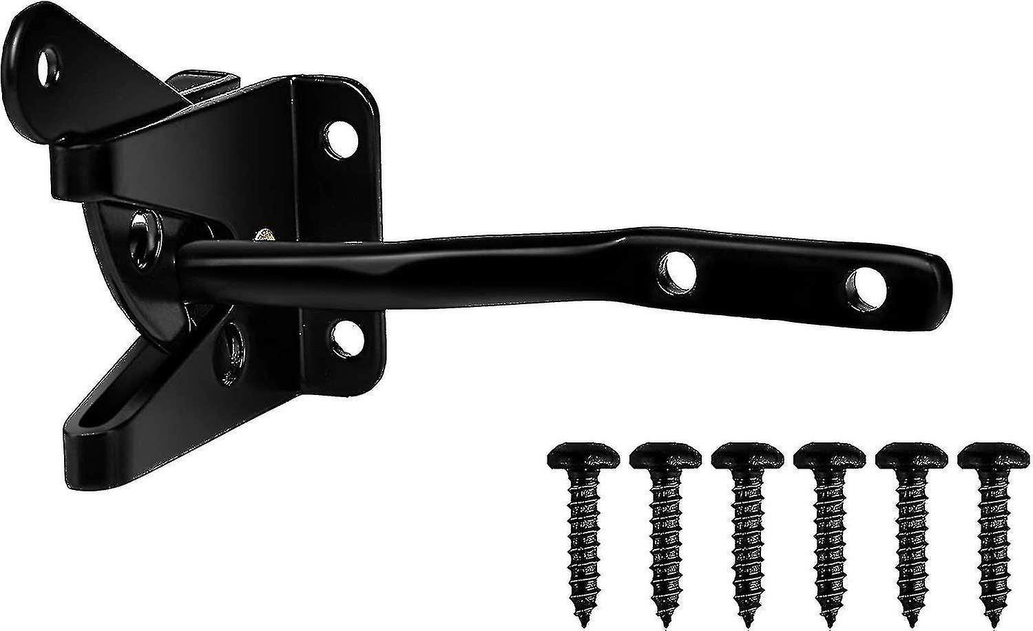 Self Locking Gate Latch Automatic Gravity Lever For Wood Fence Gate ...