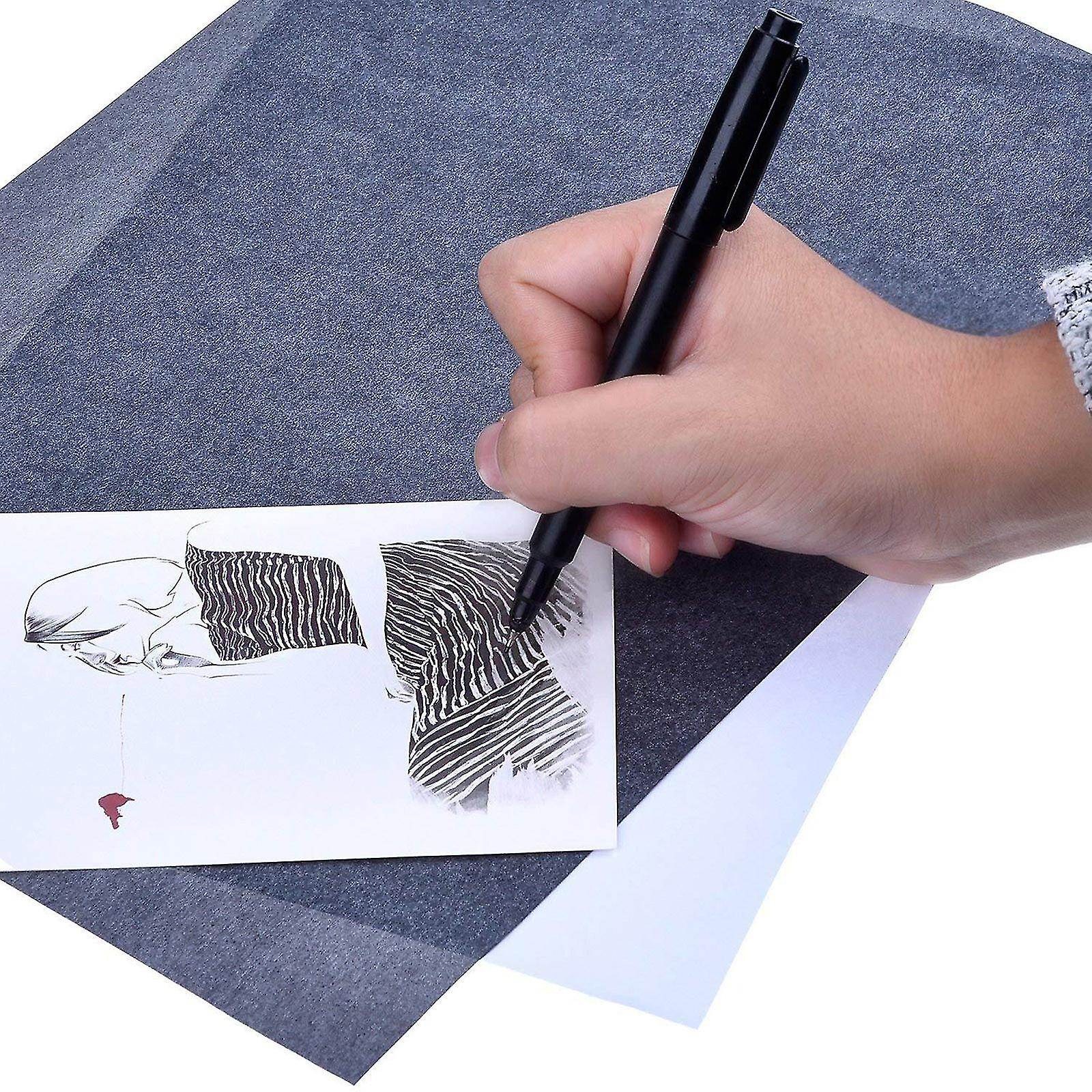 A4 Paper 50 Sheets/bag Transfer Paper Graphite Carbon Painting Carbon ...