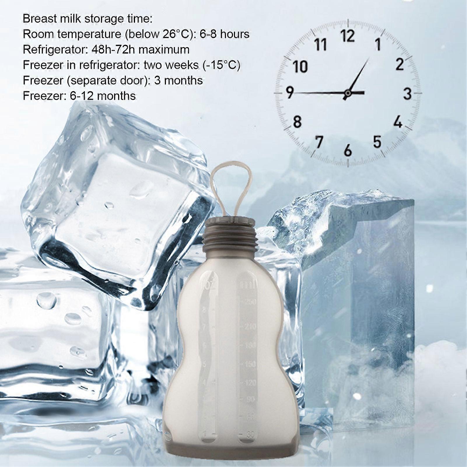 Silicone Milk Storage Bag Reusable Freezable Heatable Portable Breast ...