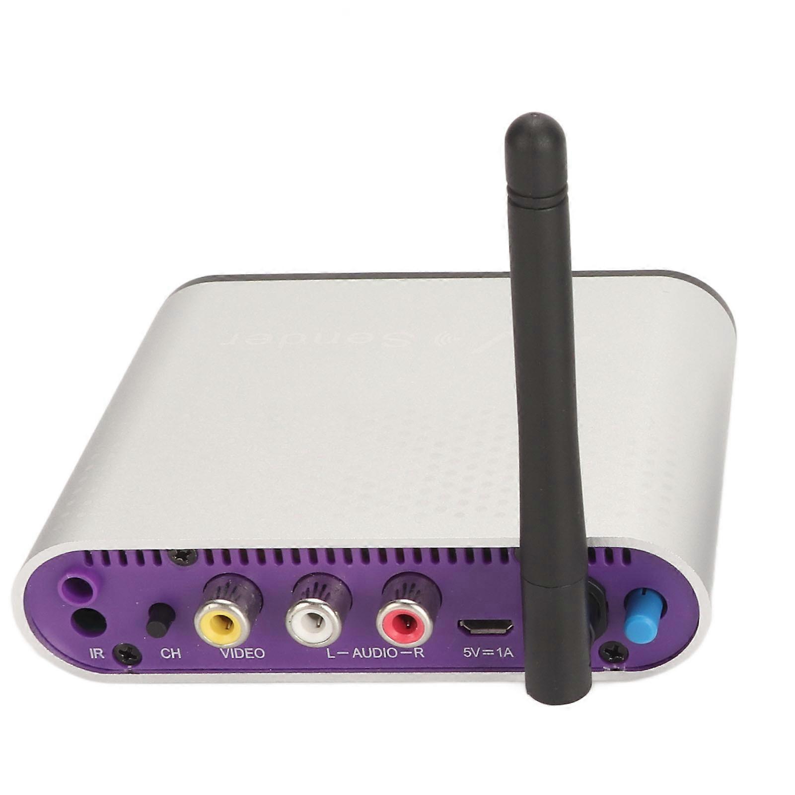 AV Transmitter Receiver 8 Channel 5.8GHz Wireless RCA Sound Video ...