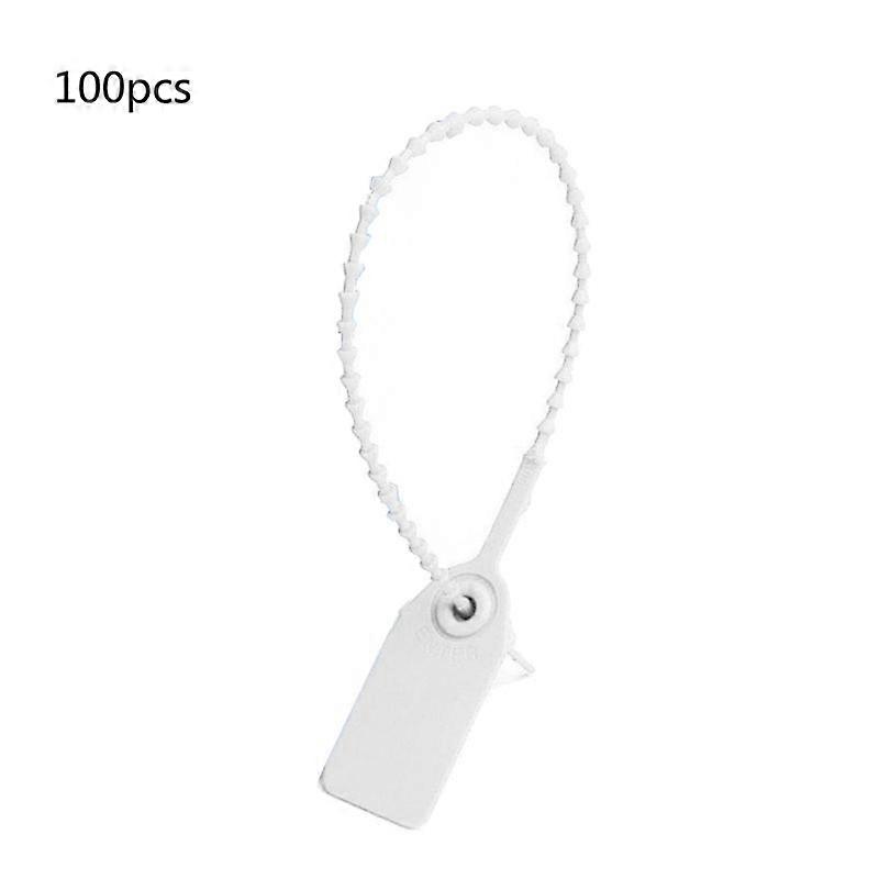100 Pieces Numbered Safety Tags Self-locking Tie Tamper Resistant ...