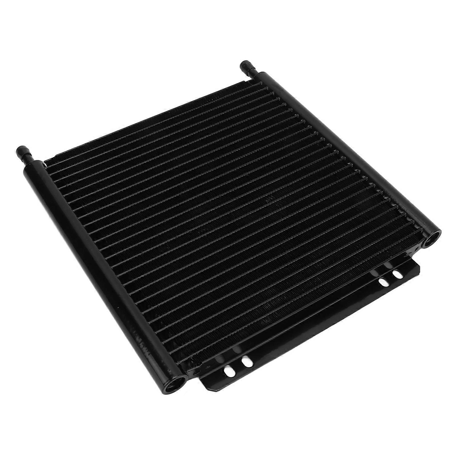 Transmission Oil Cooler Aluminum Alloy 26 Rows Black Radiator for Pick ...