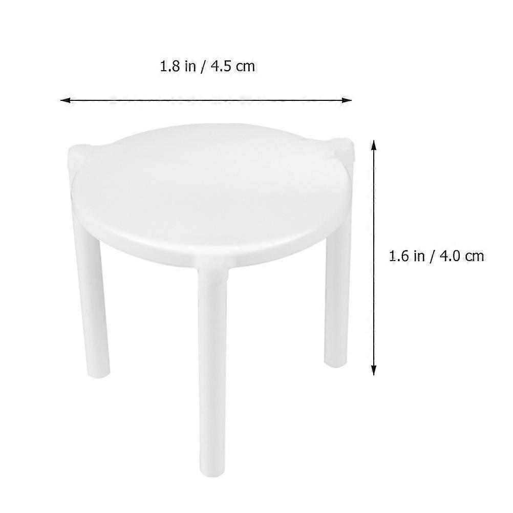 200 Pcs White Display Shelf Pizza Plastic Stack Pizza Box Stand Pizza ...