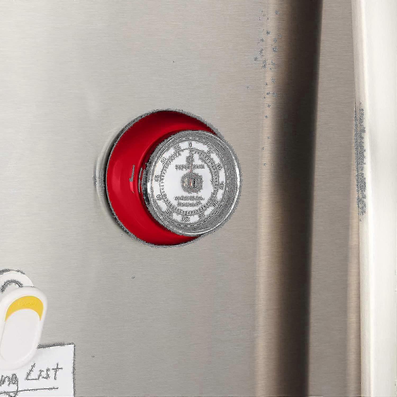 Magnetic Retro Kitchen Timer, Classic Mechanical Cooking Timer (red ...