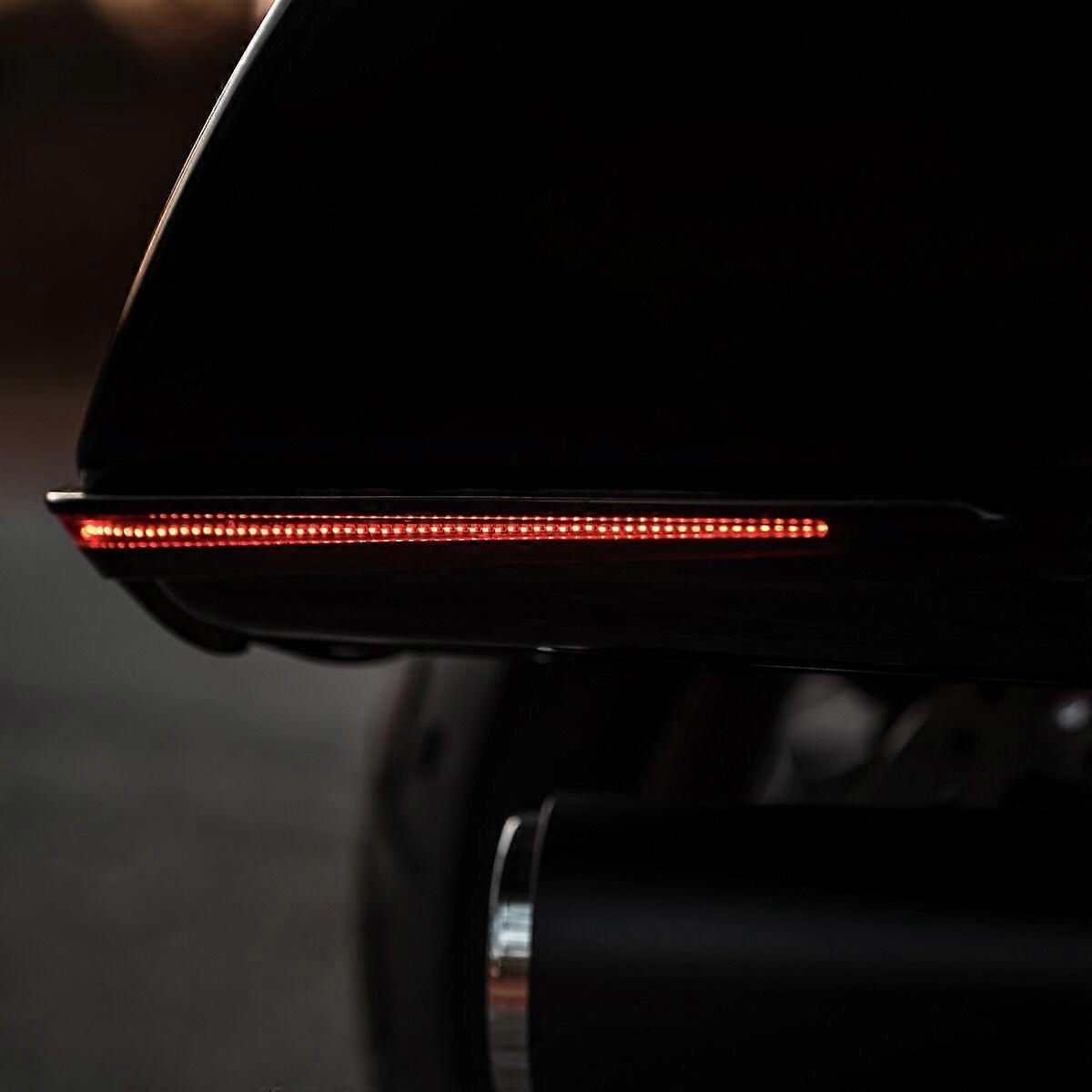 FOR Harley Low Rider ST FXLRST | El Diablo Style | Red Tracer LED ...