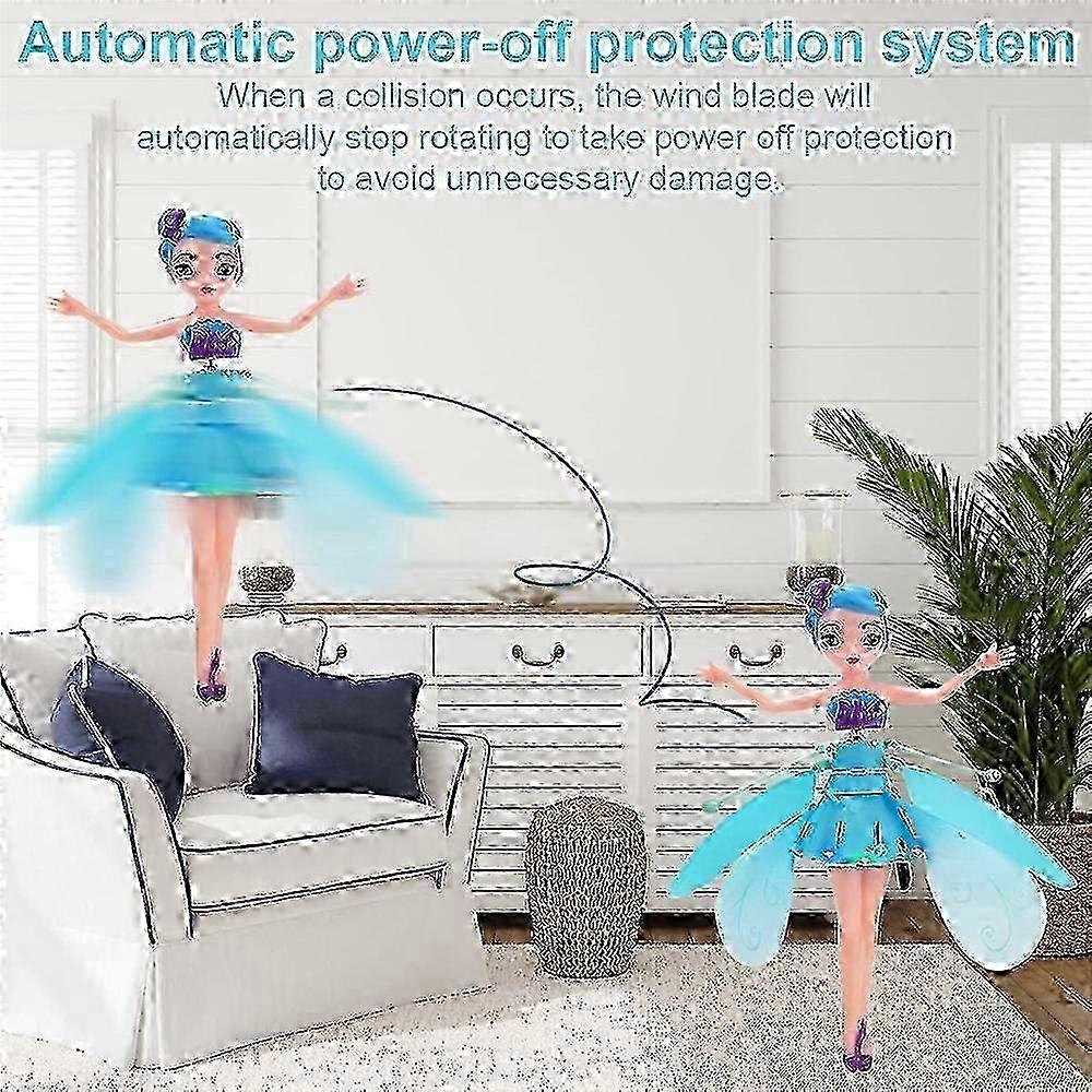 Magic Flying Fairy Princess Doll Flying Fairy Toy Led Light Sky Dancers ...