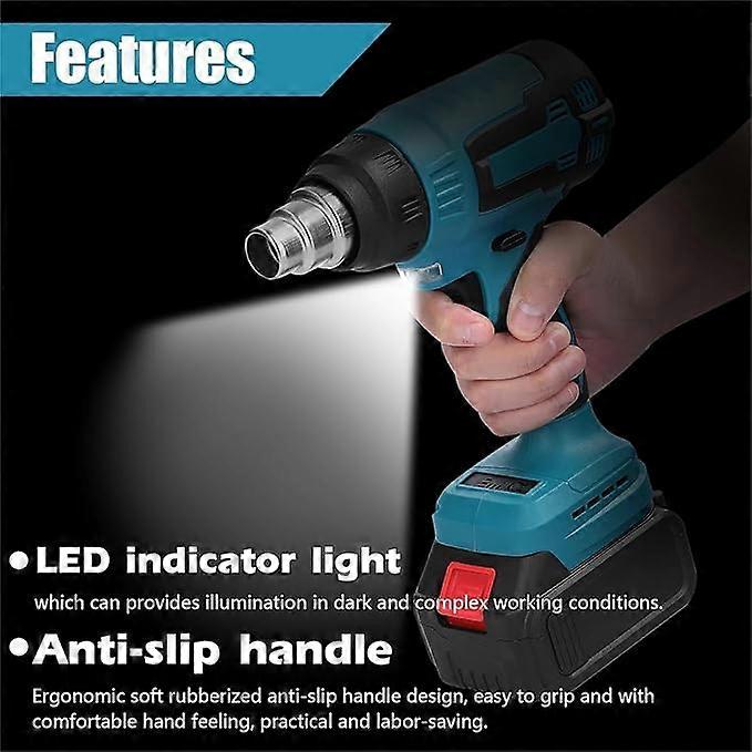Cordless Heat Gun, Heat Gun for Makita 18 V Battery, with Reducer, Wide ...