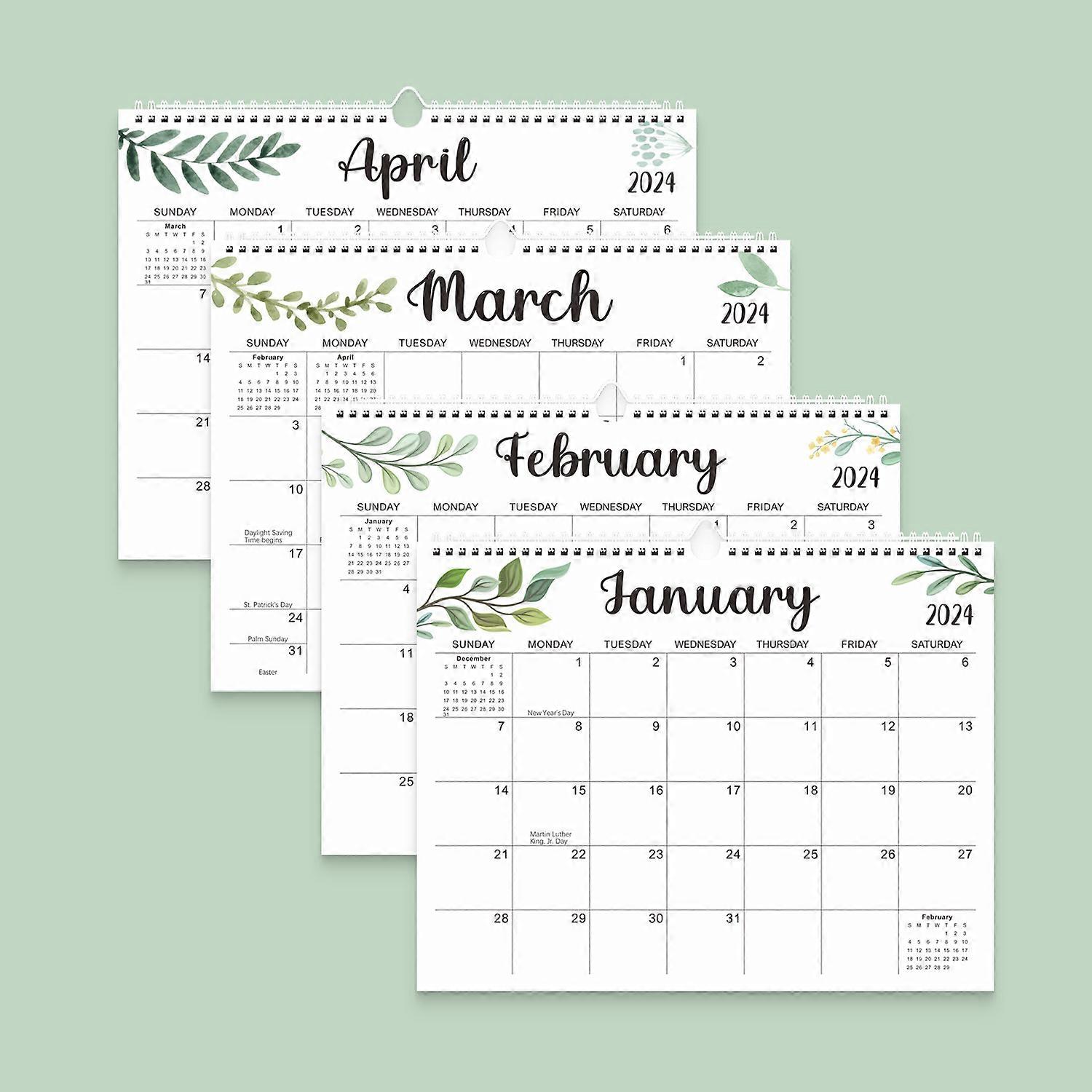 English Calendar Desk Calendar Noting Wall Calendar Hanging Calendar ...