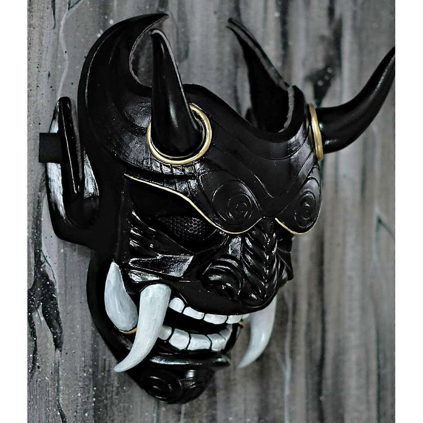 Scary Monster Halloween Cosplay Mask Hannya Demon Oni Samurai Noh ...