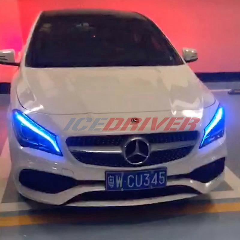 Icedriver for Mercedes Benz CLA class DRL Red Blue Green LED boards ...