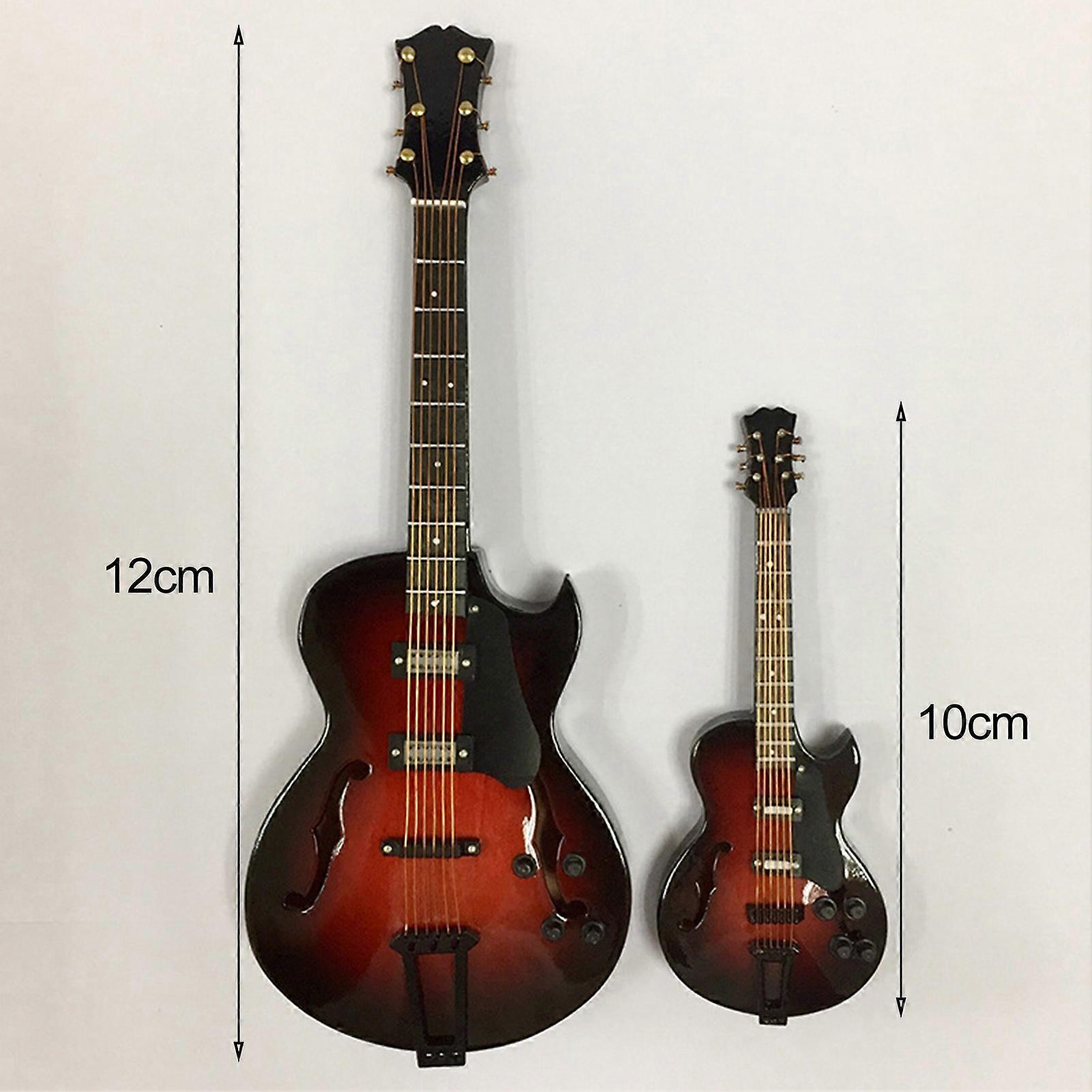 1 Set Guitar Ornament with Storage Bag And Stand Smooth Surface Good ...