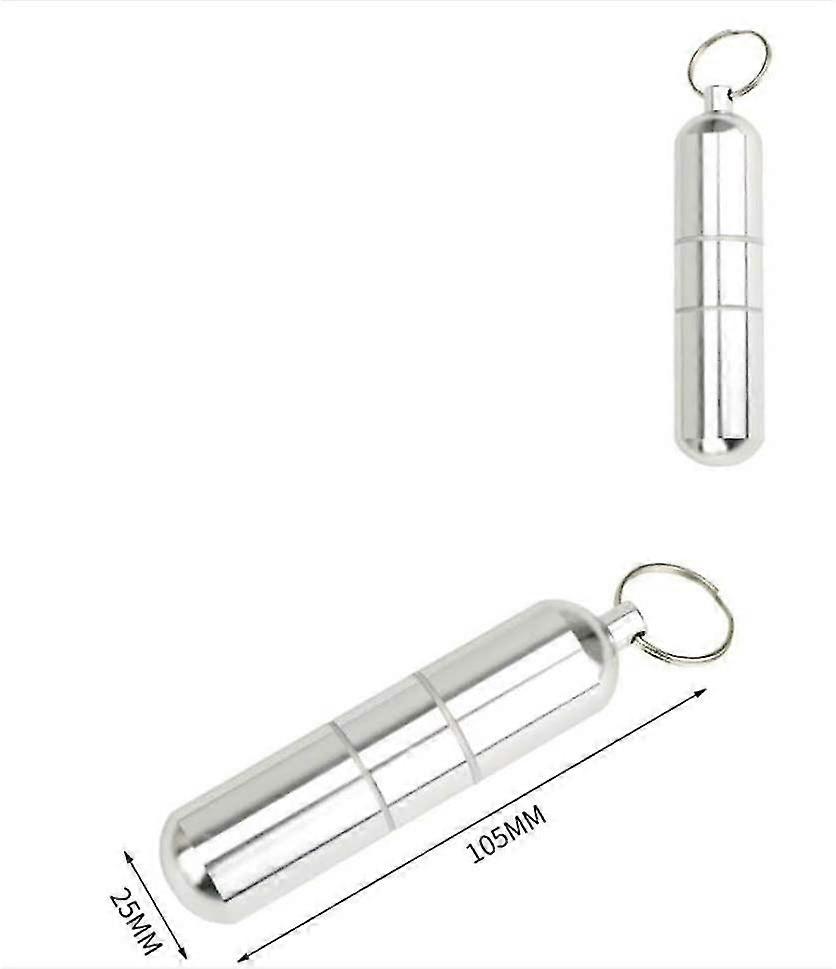 1 Waterproof Pill Case Holder Mini Pill Box Container Key Suspension ...