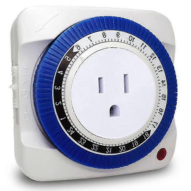 24 Hour Timer Socket Mechanical Timer Switch Socket 230v Wall Outlet Protector Energy Saveing(us ...