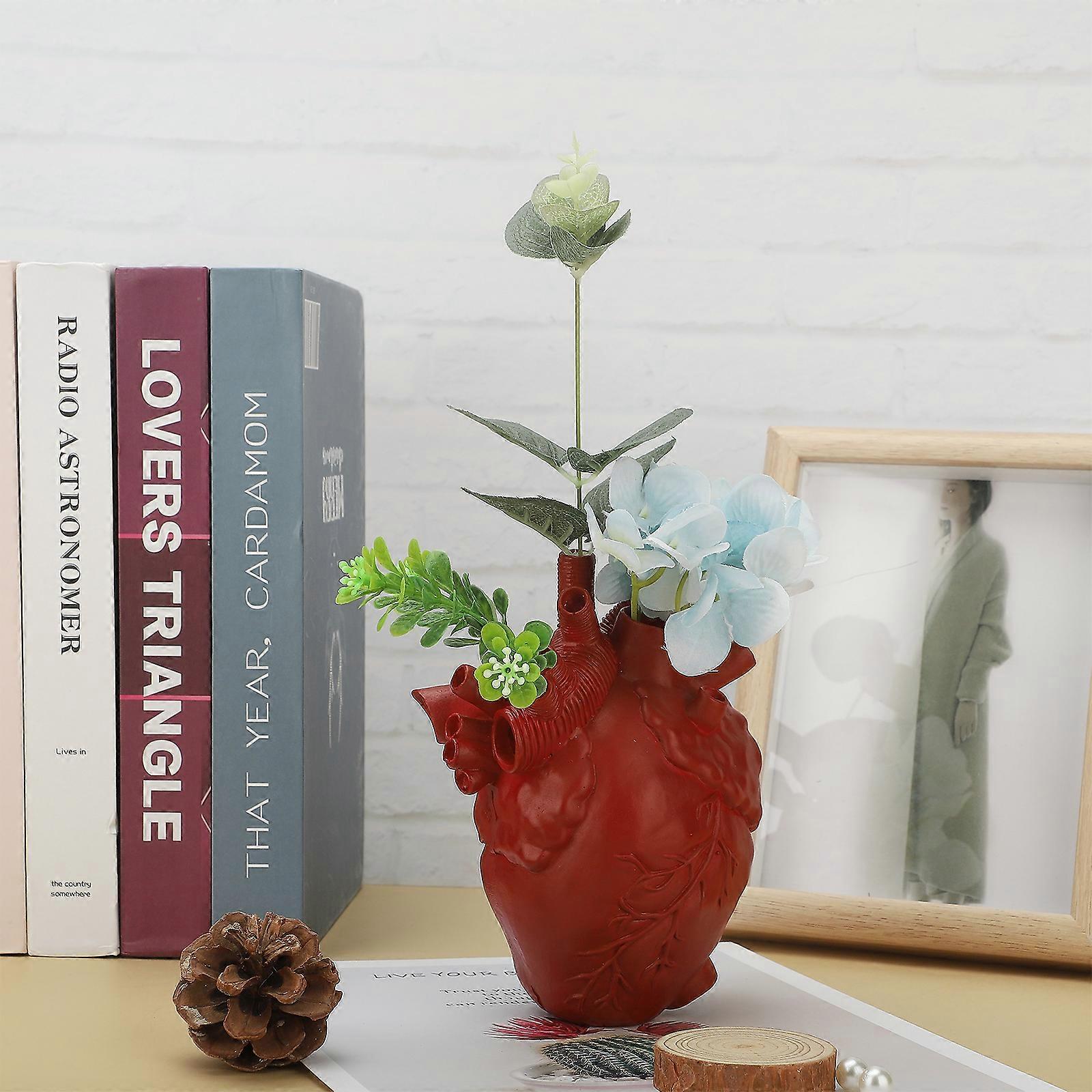 Heart Shape Heart-shaped Flower Container Vase Dried Body Sculpture ...