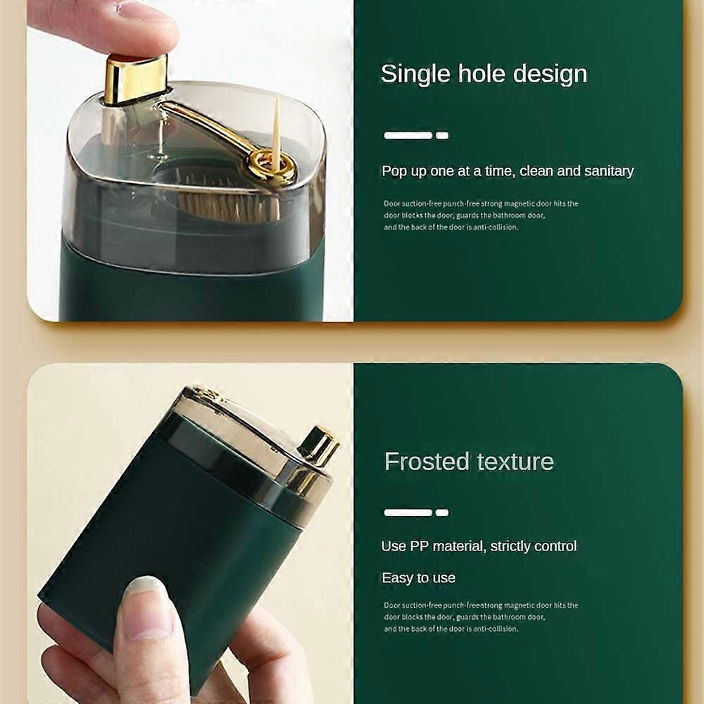 Pop up Automatic Toothpick Dispenser, Light Luxury Style Toothpick ...