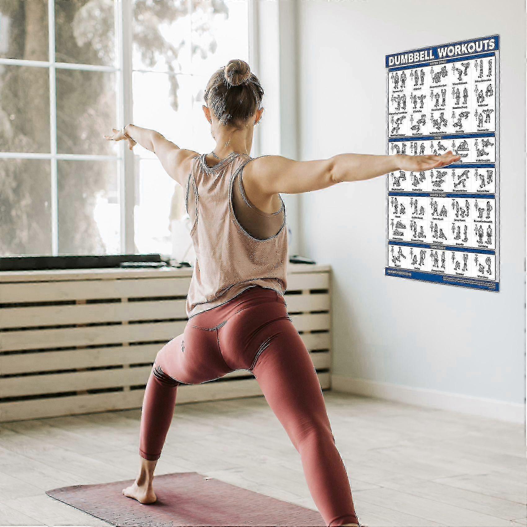 Fitness Workout Posters-bodyweight Exercise Posters For Body Workout ...