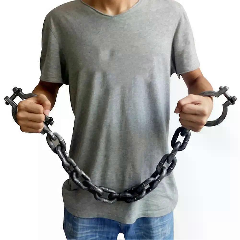 Funny toys Halloween Party Plastic Handcuffs Fetters Shackle Decorate ...