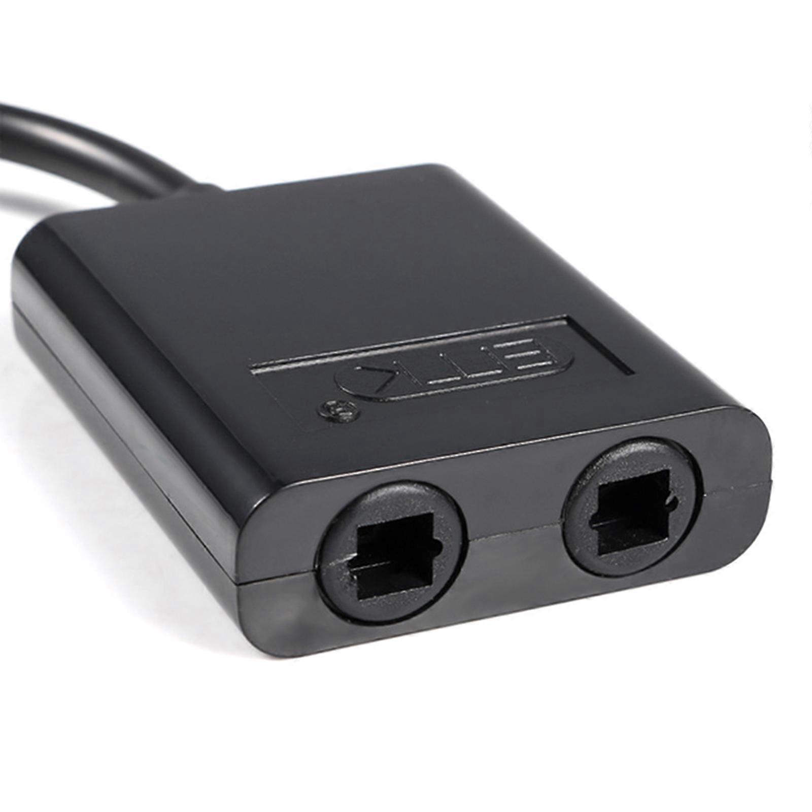 1 in 2 Out Optical Splitter Digital Auditory Optical Cable Splitter ...